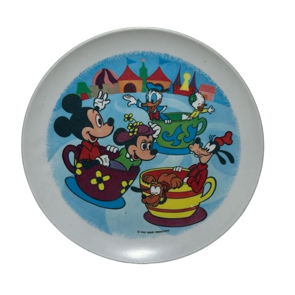 Disney | Dining | Walt Disney 8s Melamine Plate | Poshmark